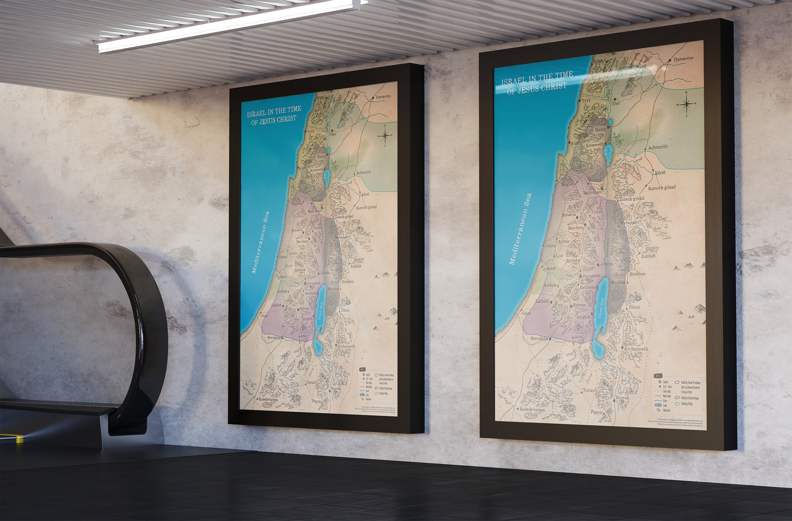 israel map during the time of jesus