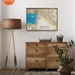 Abraham, Isaac & Jacob Map: Old Testament Journeys, Christian Wall Art ...