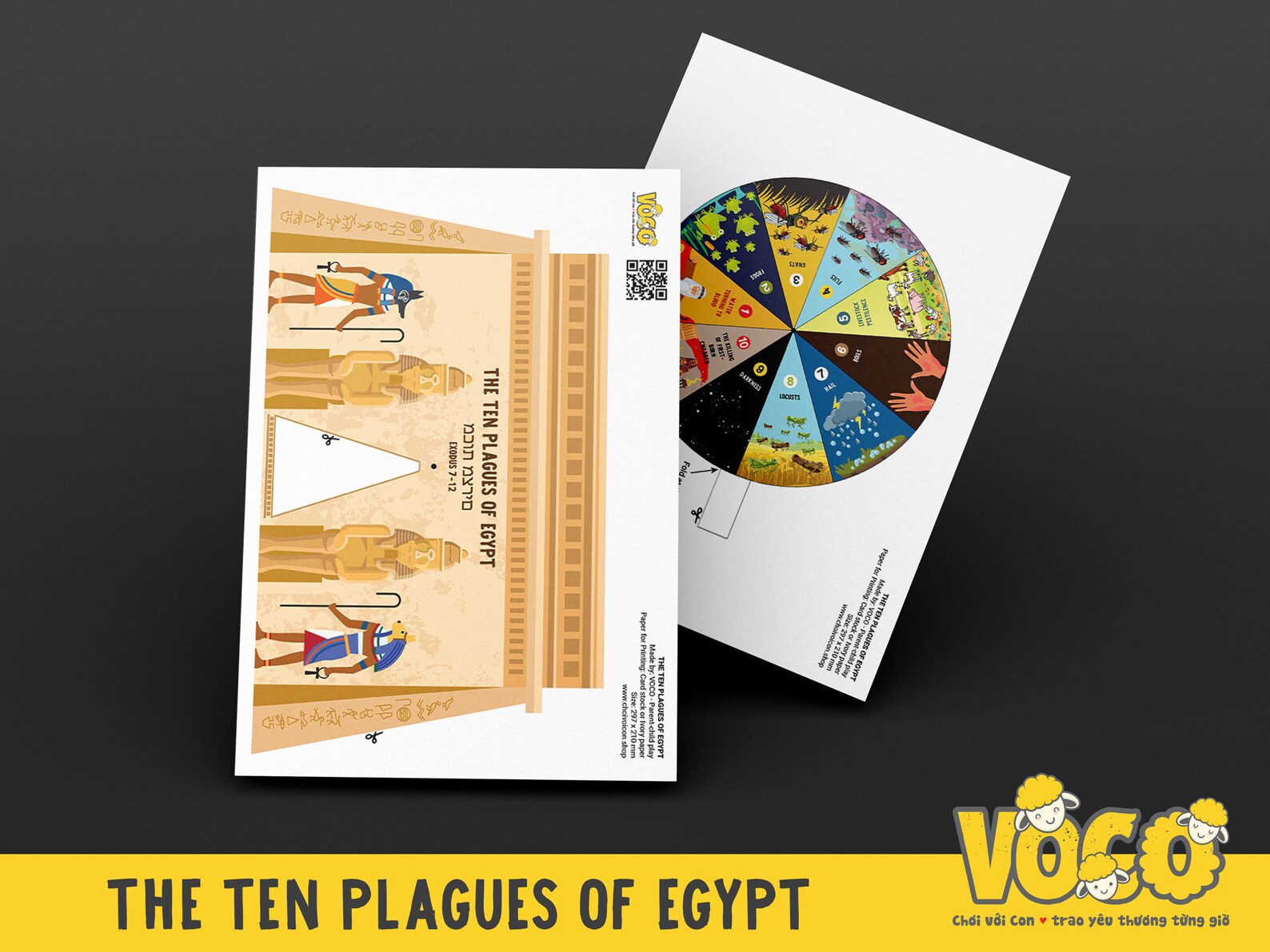 The Ten Plagues of Egypt Old Testament Bible Story Bible - Etsy
