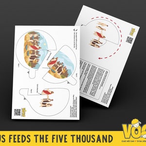 Jesus Feeds the Five Thousand, New Testament Bible Story, Bible Craft ...