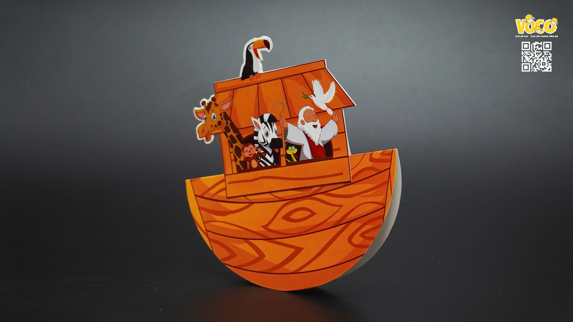 Noah's Ark, Bible Craft for Sunday School Activity, Old Testament Bible ...