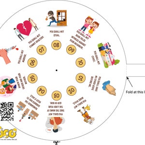 The 10 Commandments, Paper Craft/ Sunday School Craft/ the 10 ...