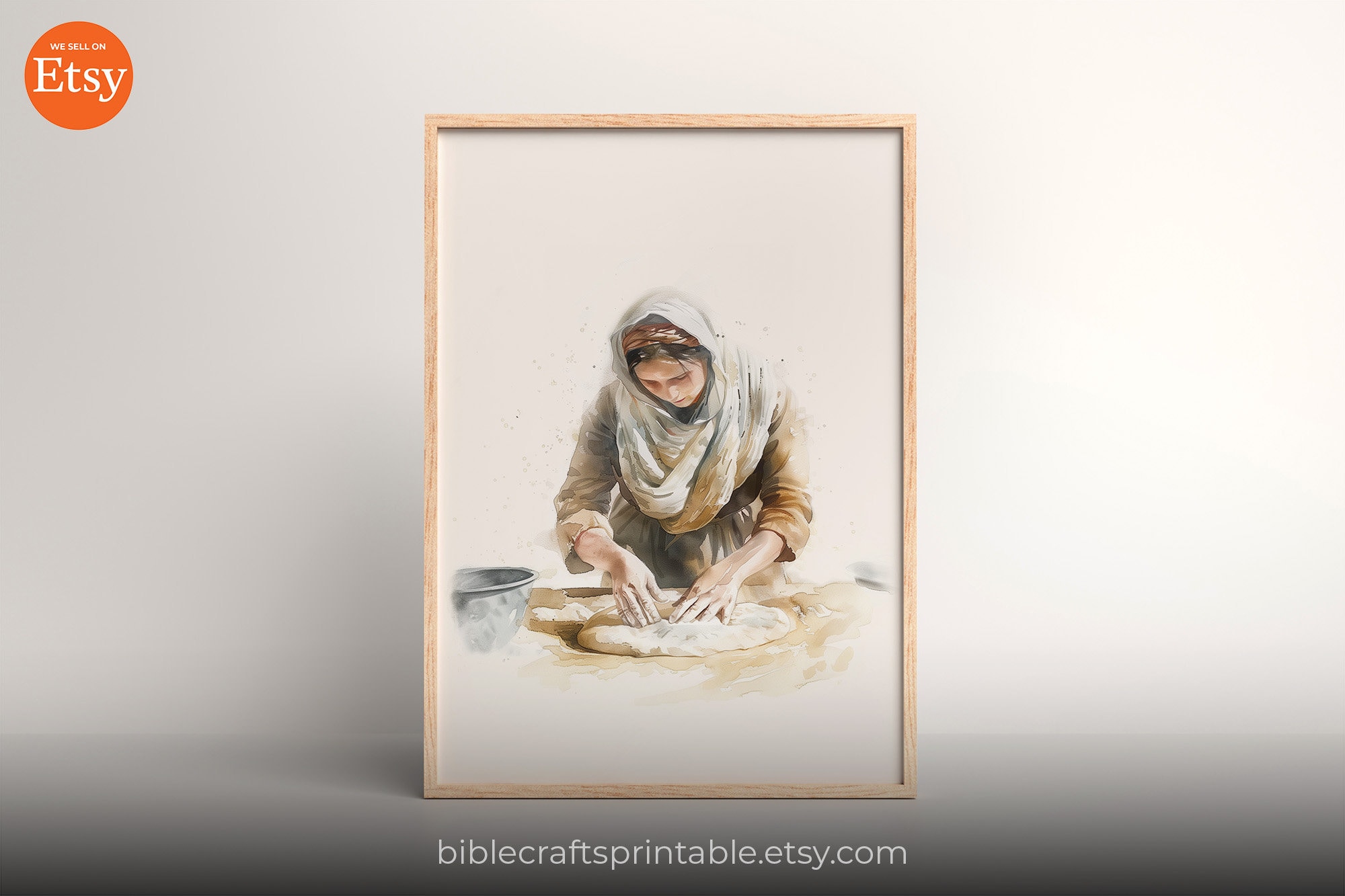 Parable of the Yeast Canvas Wall Art – Christian Scripture Poster, Boho ...