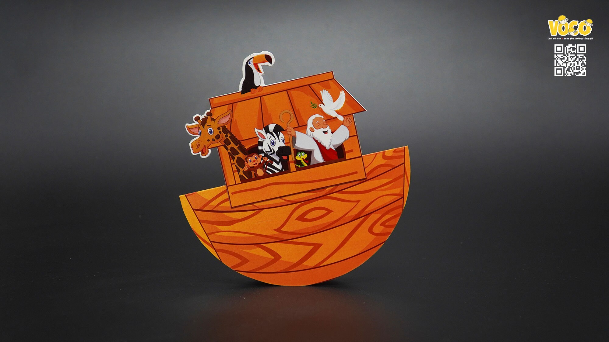 Noah's Ark, Bible Craft for Sunday School Activity, Old Testament Bible ...