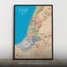 Judges of Israel Map: Old Testament Bible Study, Christian Wall Art - Etsy