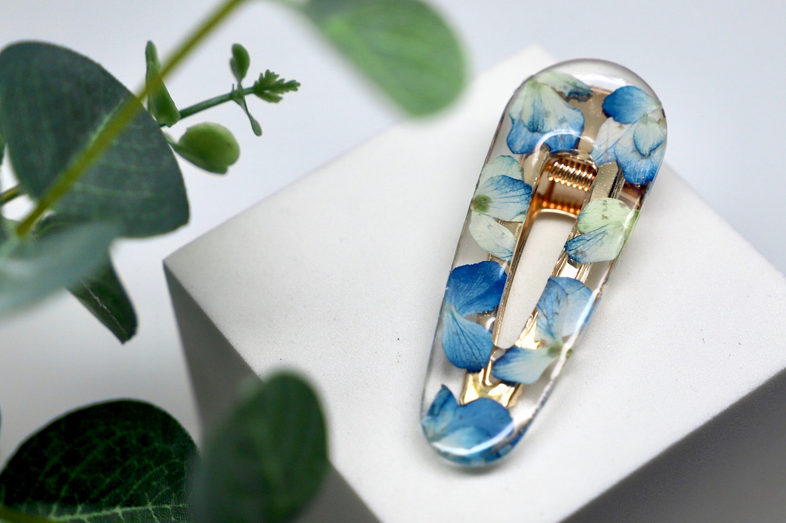 3 Pcs Real Pressed Flower Hair Clips Set of Three Floral | Etsy