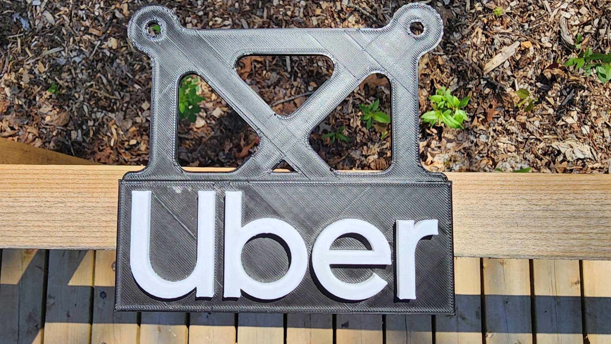 Uber Sticker Holder for Delivery Vehicle Uber Sticker - Etsy Canada