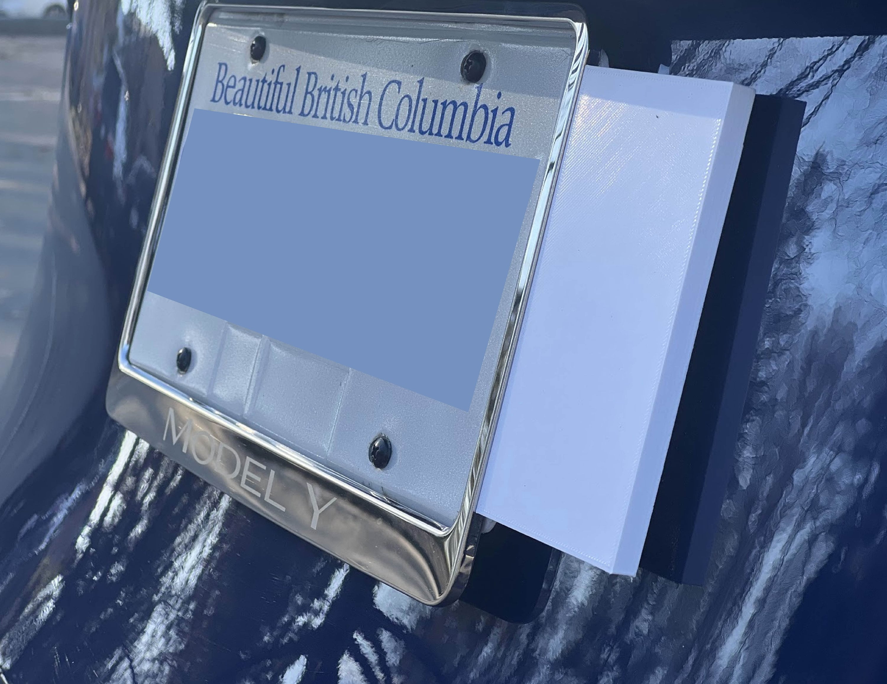 OK Sticker Holder Bracket, British Colombia HOV Ok License Plate ...