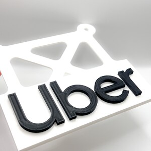 Uber Sign, Uber Sticker Holder for Delivery - Etsy