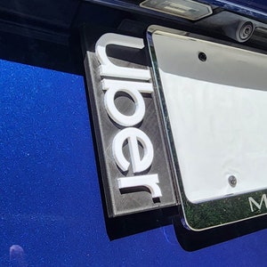 Uber Sticker Holder for Delivery Vehicle, Uber Sticker Bracket, Uber ...