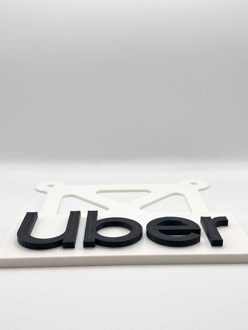 Uber Sign, Uber Sticker Holder for Delivery - Etsy