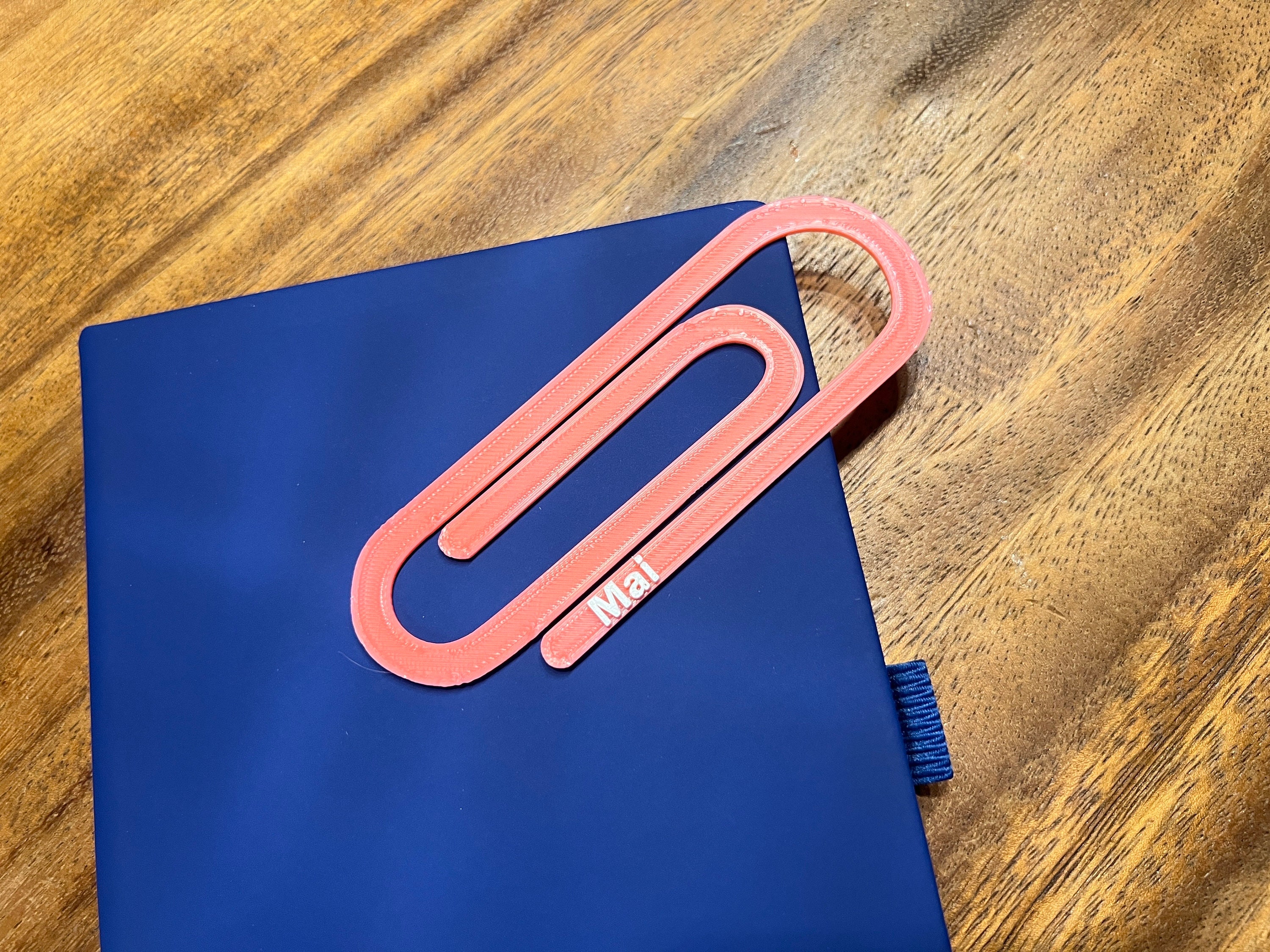 Paper Clip Shape Bookmark, Bookmarks Personalize Name On, Back to ...