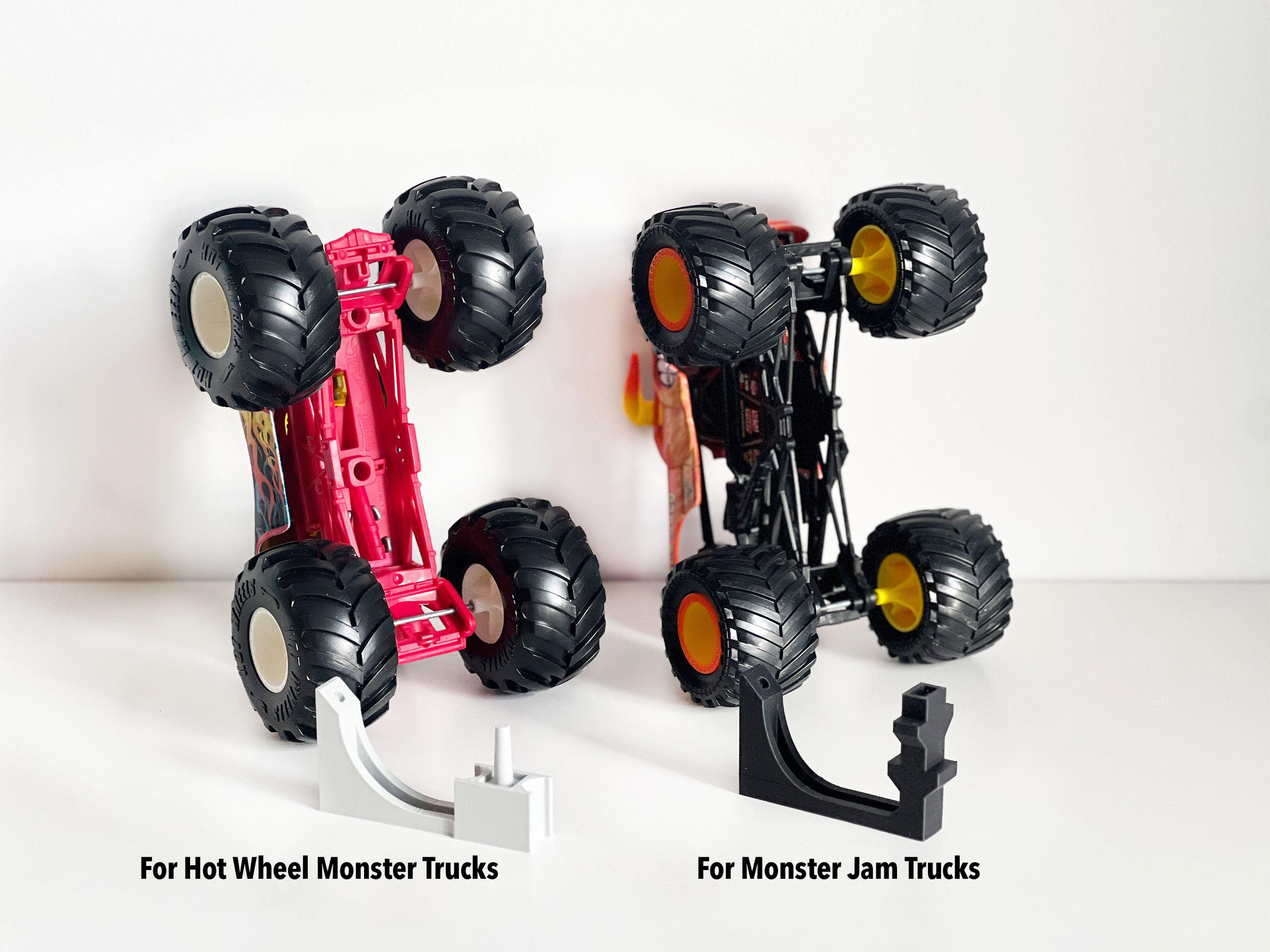 Monster Jam Truck Wall Mount, 1:24 Scale Monster Jam Truck Wall Display ...