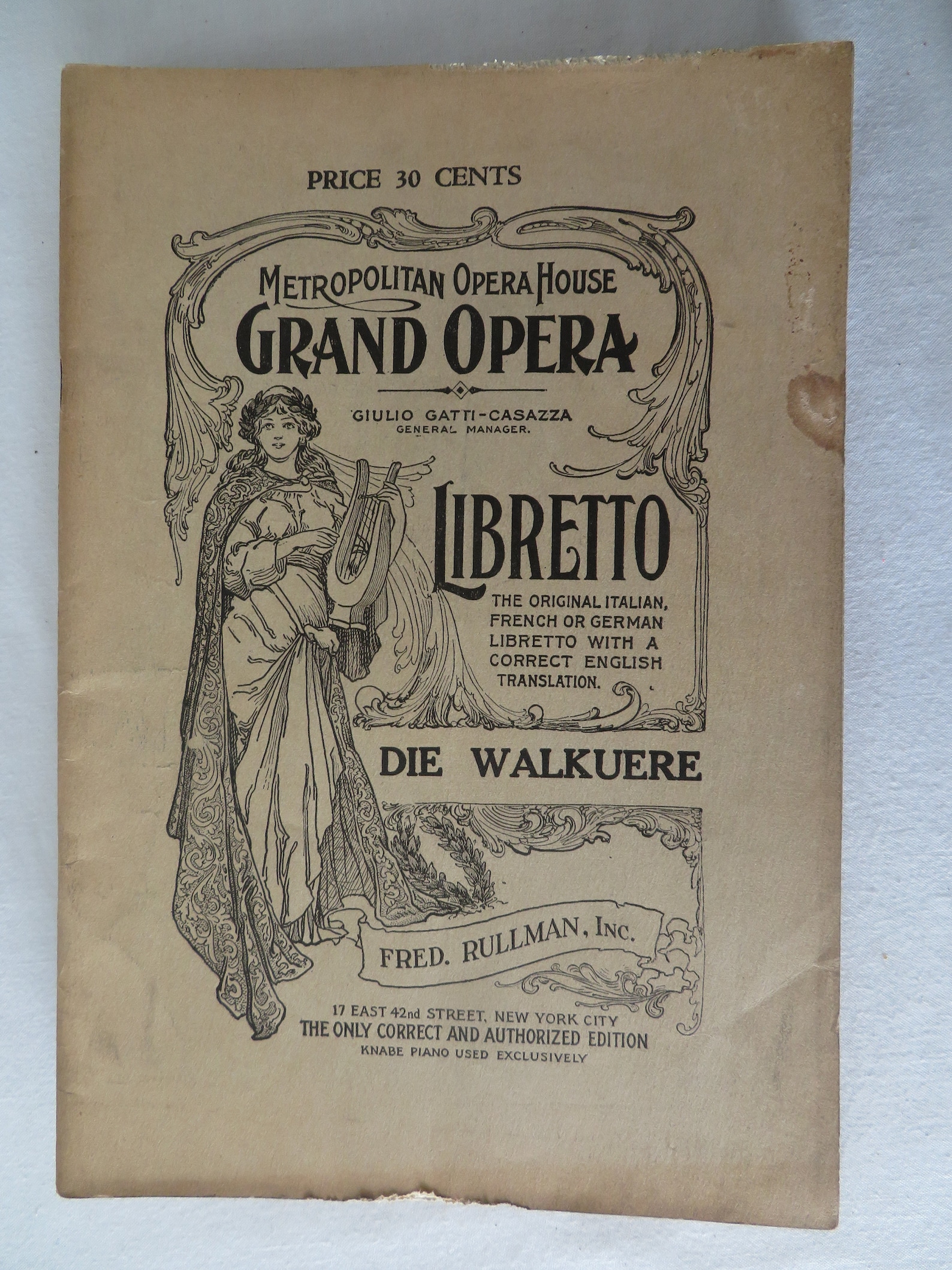 Metropolitan Opera House Grand Opera Libretto bundle of 6 | Etsy