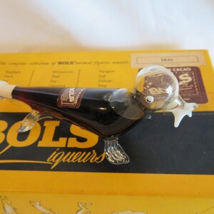 BOLS Hand Blown Glass Animal Miniature Liquor Bottles RARE! - Etsy