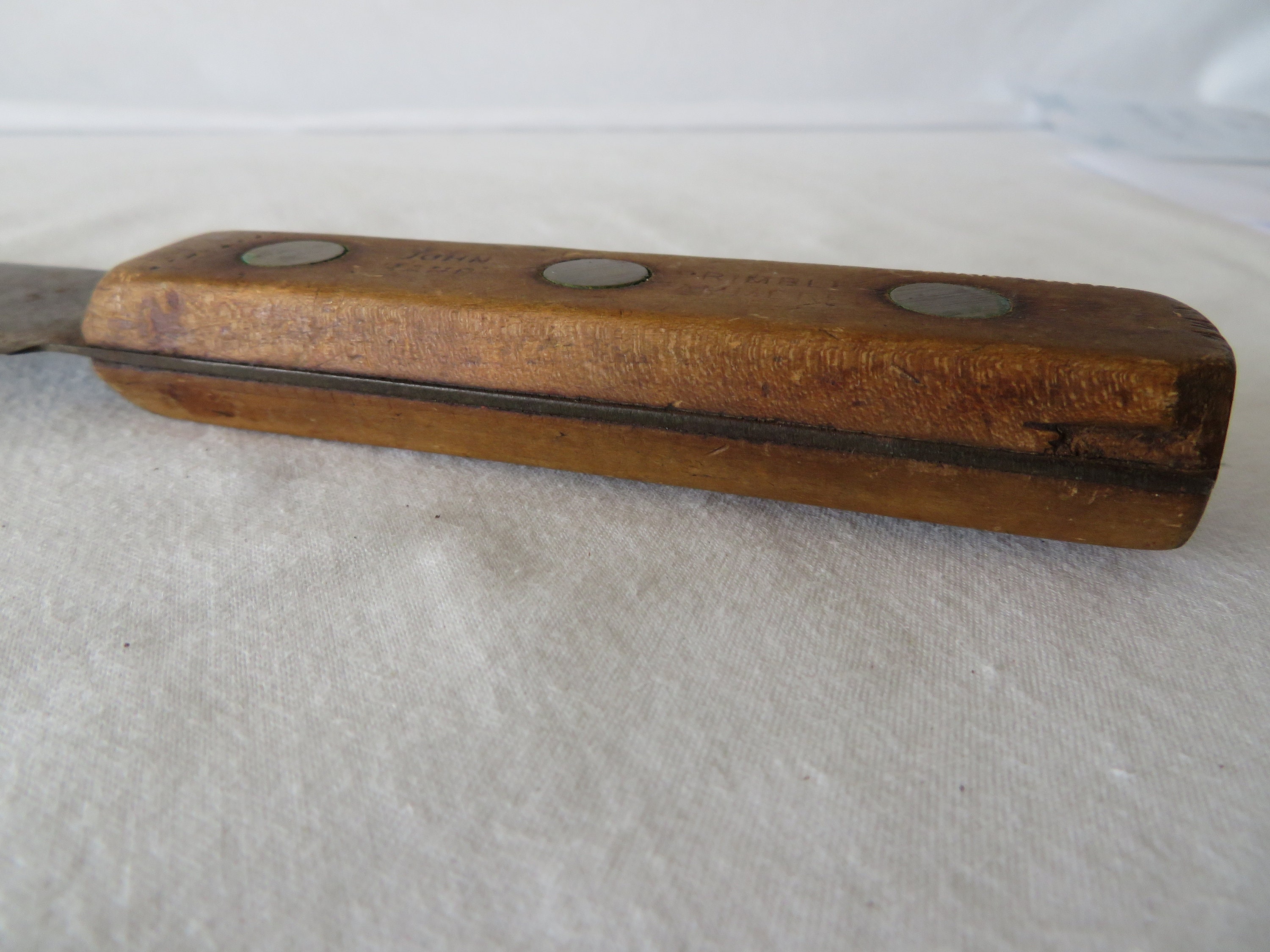 John Primble 8" Fixed Blade Butcher Knife 1920's - Etsy