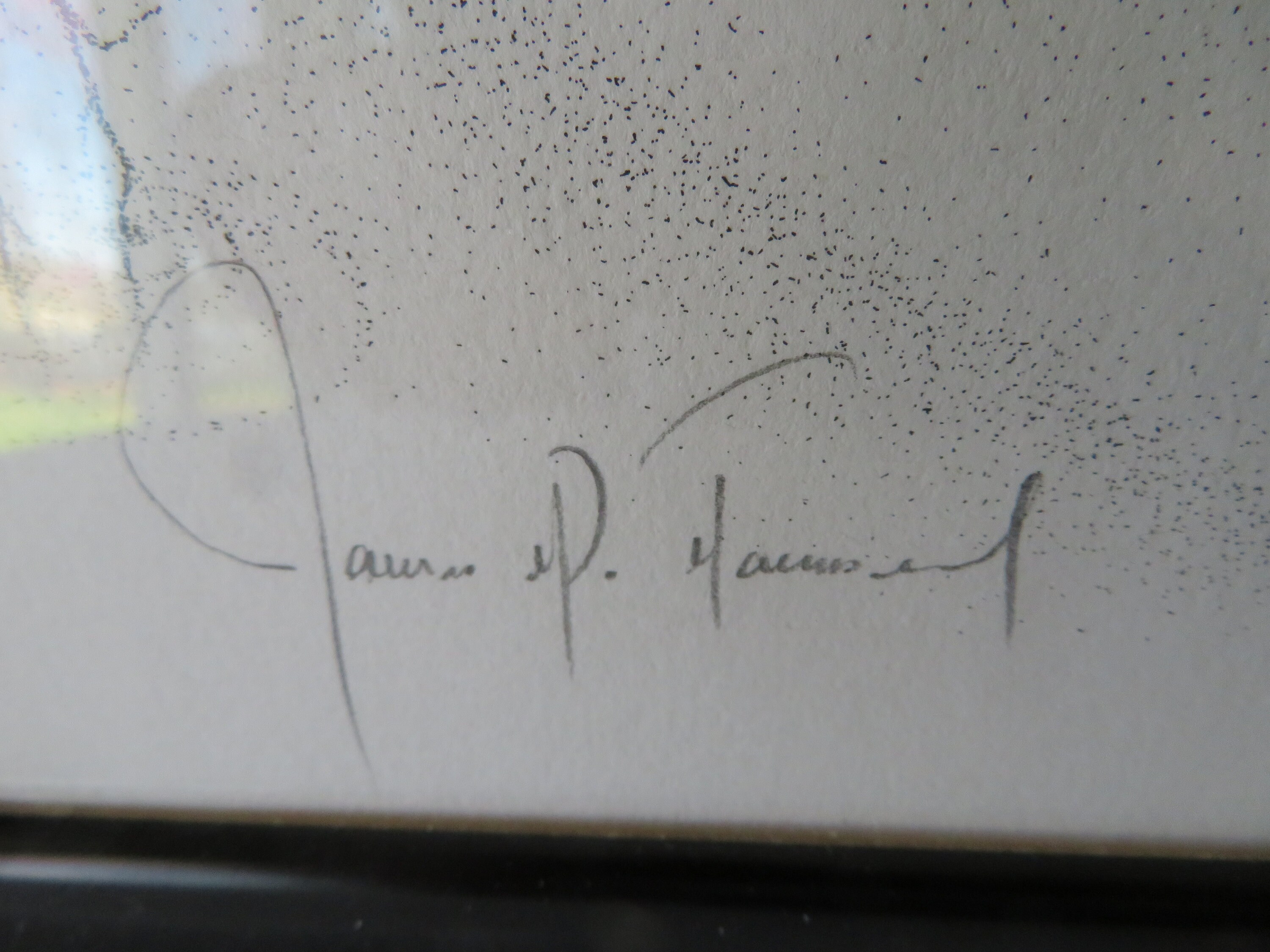 James P. Townsend Signed Black and White Print - Etsy