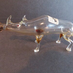 BOLS Hand Blown Glass Animal Miniature Liquor Bottles RARE! - Etsy
