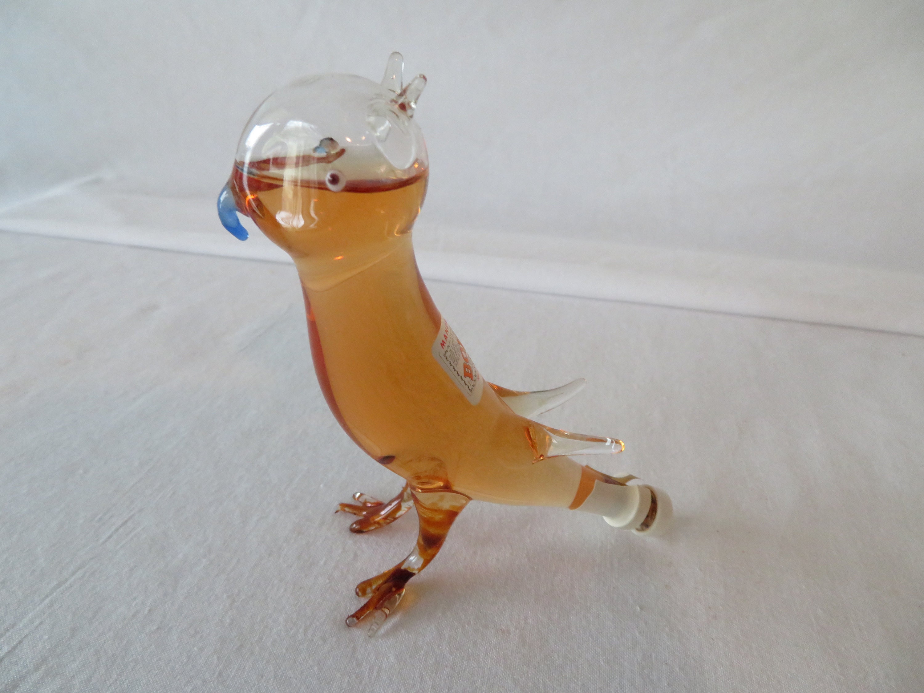BOLS Hand Blown Glass Animal Miniature Liquor Bottles Set of - Etsy