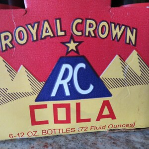 Royal Crown RC Cola Six Pack Pyramid Glass Bottles Sealed Full - Etsy