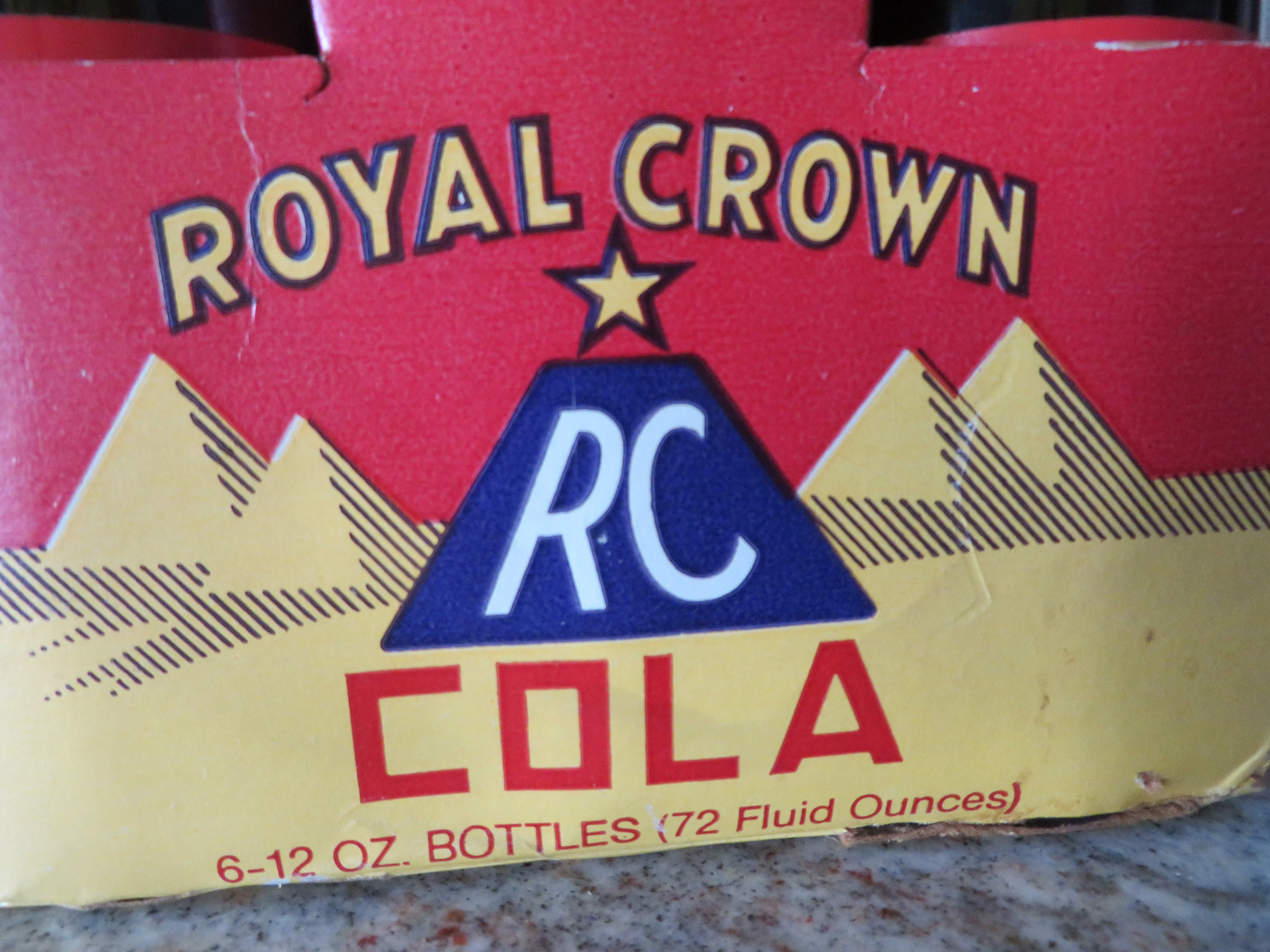 Royal Crown RC Cola Six Pack Pyramid Glass Bottles Sealed Full - Etsy