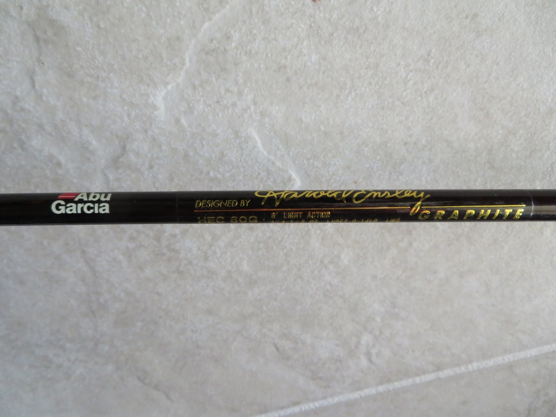 Abu Garcia Harold Ensley Signature Series Fishing Rod 6 HEC60G Light ...