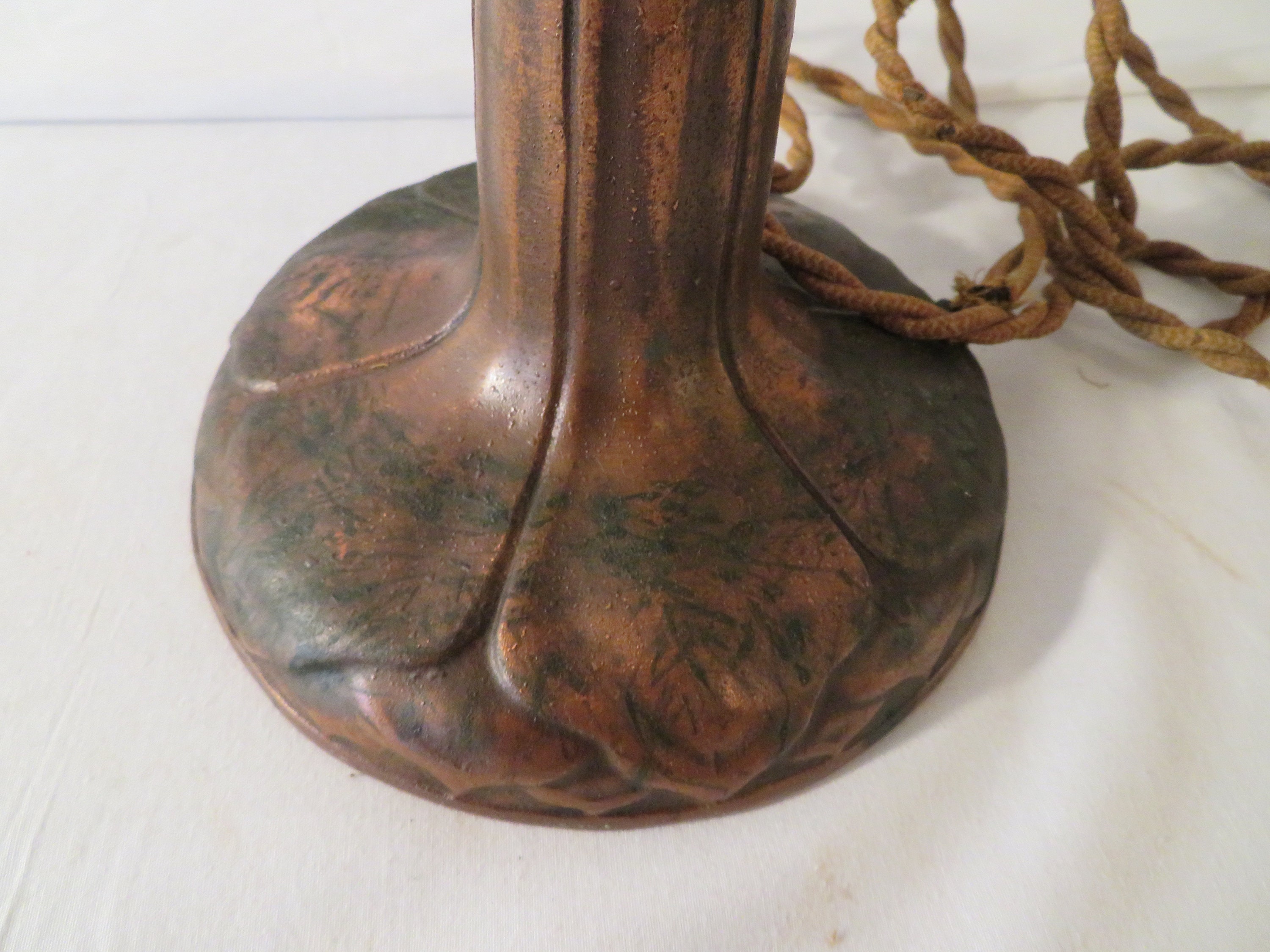 HANDEL Bronze Table Lamp Base 1920's - Etsy