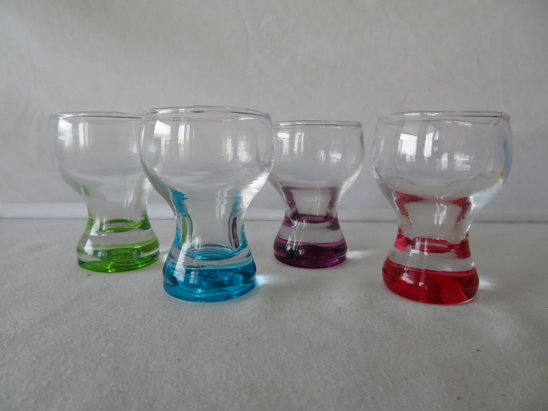Cordial Set de vasos cuatro 4 retro multicolor - Etsy España