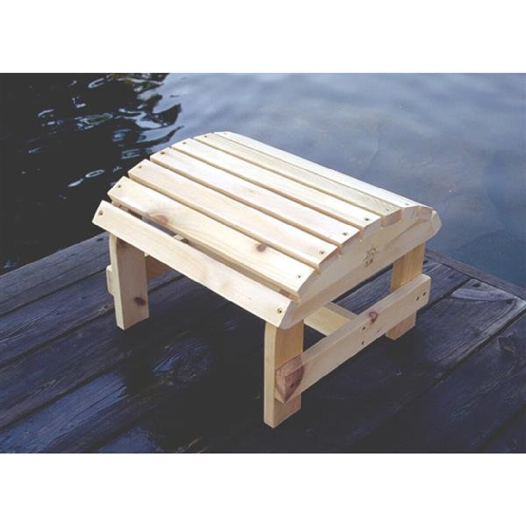 Muskoka Chair Ottoman Ready to Assemble Pine Kit - Etsy