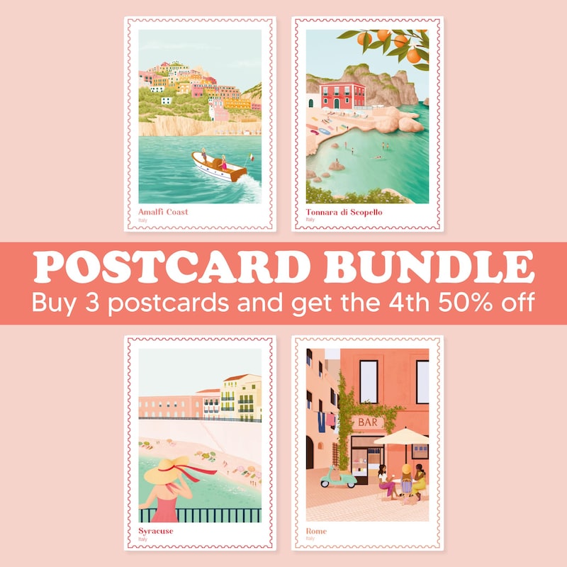 Postcard Pack - Etsy