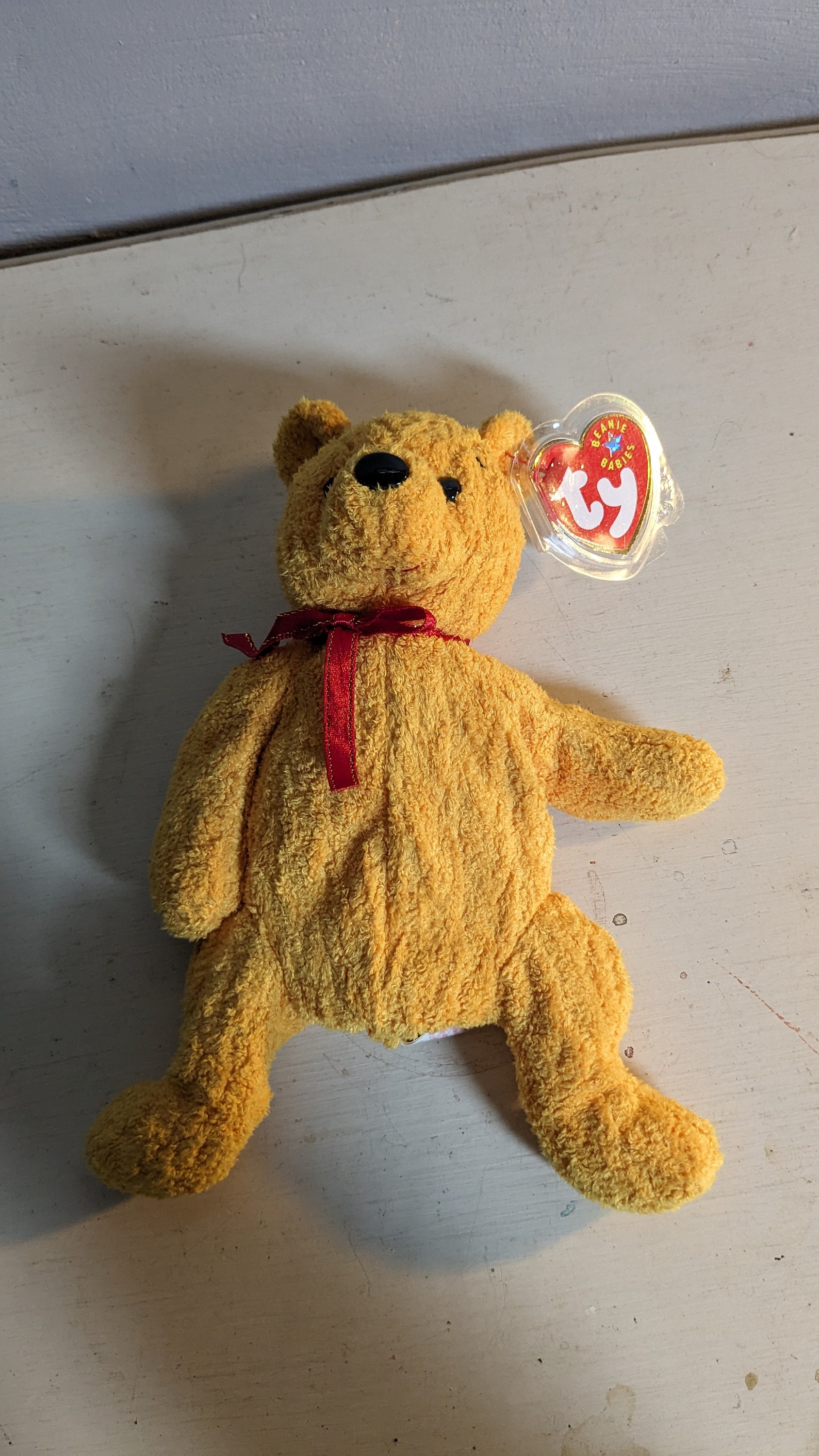 Ty Beanie Poopsie the Yellow Bear Plush 7.5 Inch - Etsy