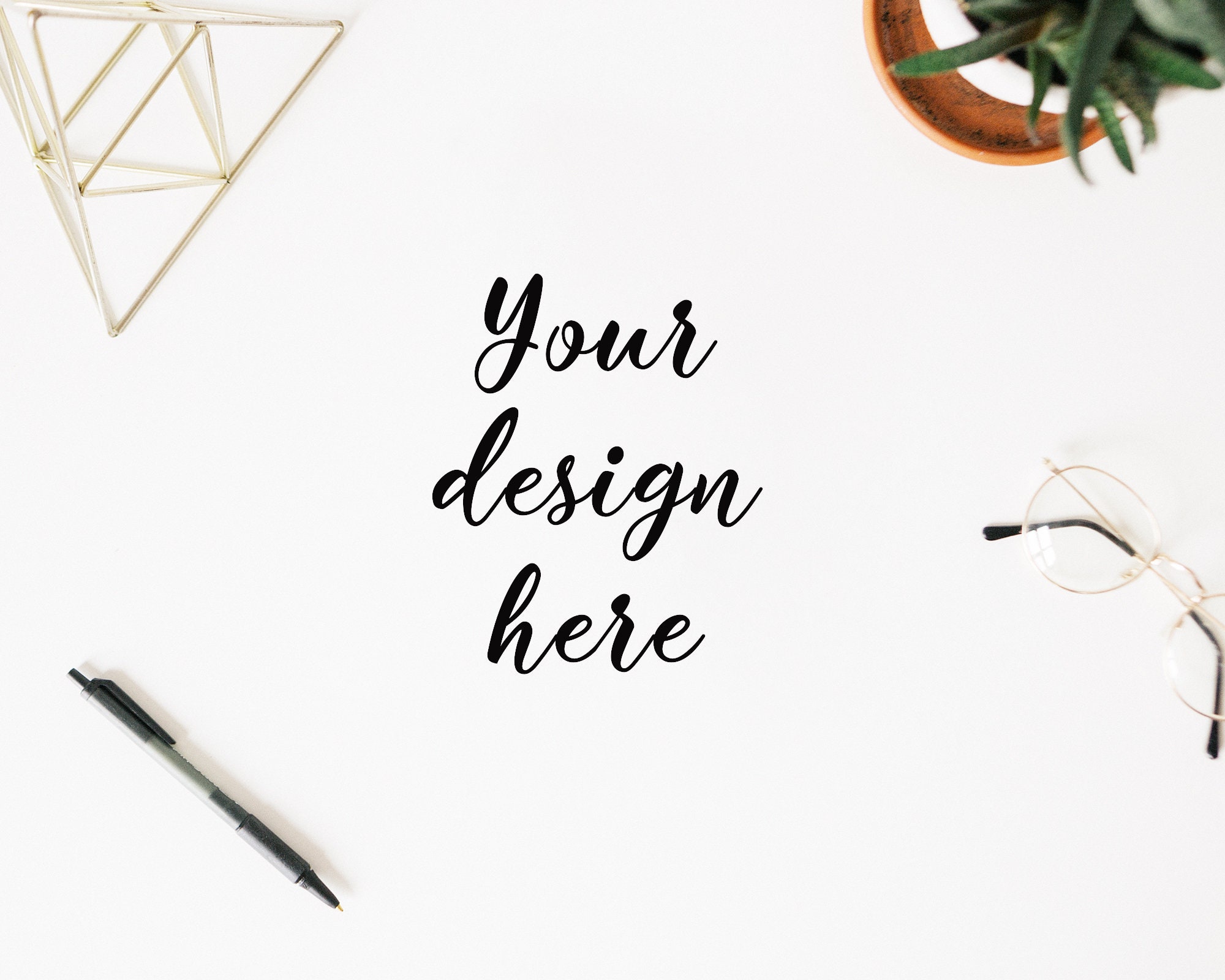 White Table Background Mock up JPG Digital Download Stock Photography ...