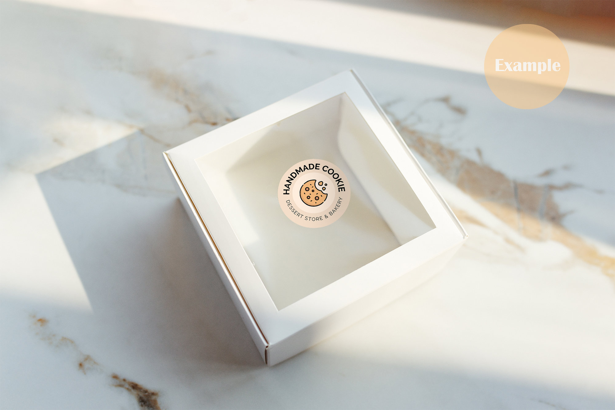Empty Small White Box Mockup for Sticker Gift Box Bakery - Etsy