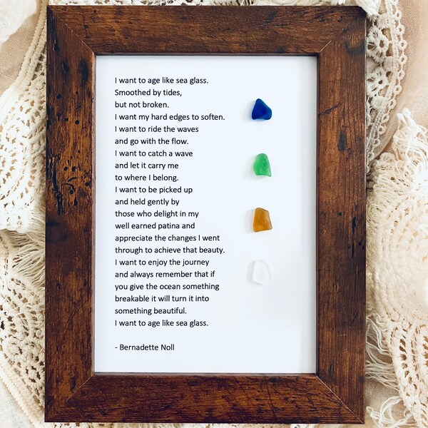 Sea Glass Poem - Etsy Australia