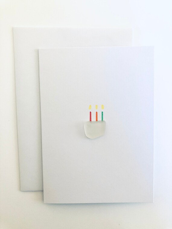 Sea Glass Birthday Card Beach Glass Birthday Card Special - Etsy