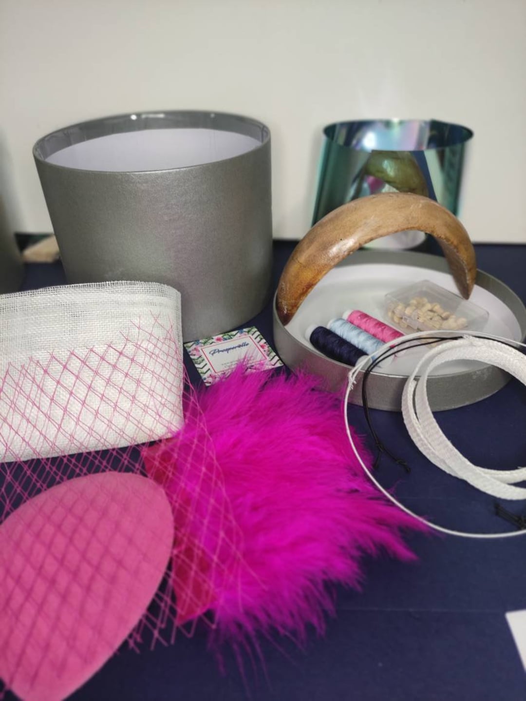 DIY Millinery Kit With Hat Block, Make Your Own Ascot Hat, Bandeau - Etsy