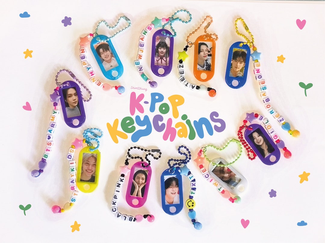 KPOP Keychain Colorful / Kpop Keyring / Kpop Bag Accesory / Kpop Phone ...