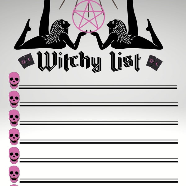 Witch Shopping List - Etsy