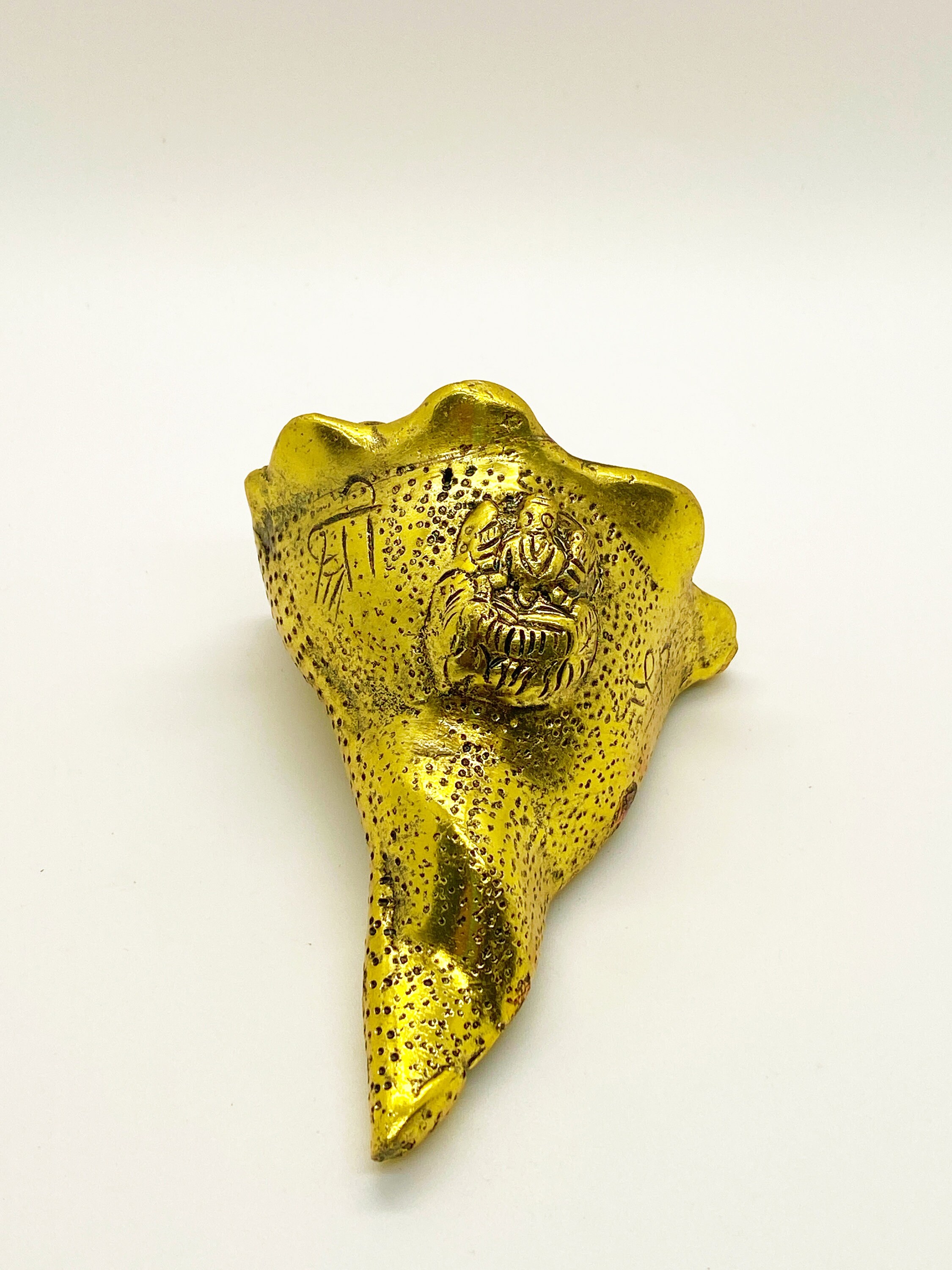 Metal Shankh, Conch ,home Decor ,indian Art - Etsy