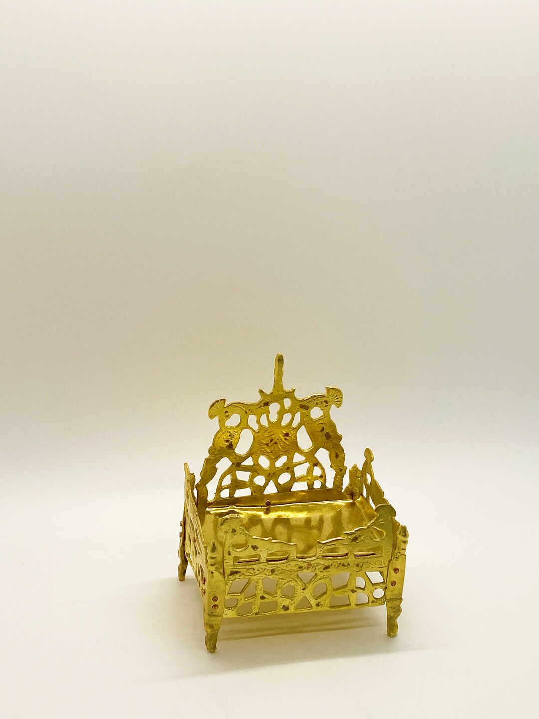 Handcrafted Brass Decorative Throne Seat- God Statues -aasan Singhasan ...