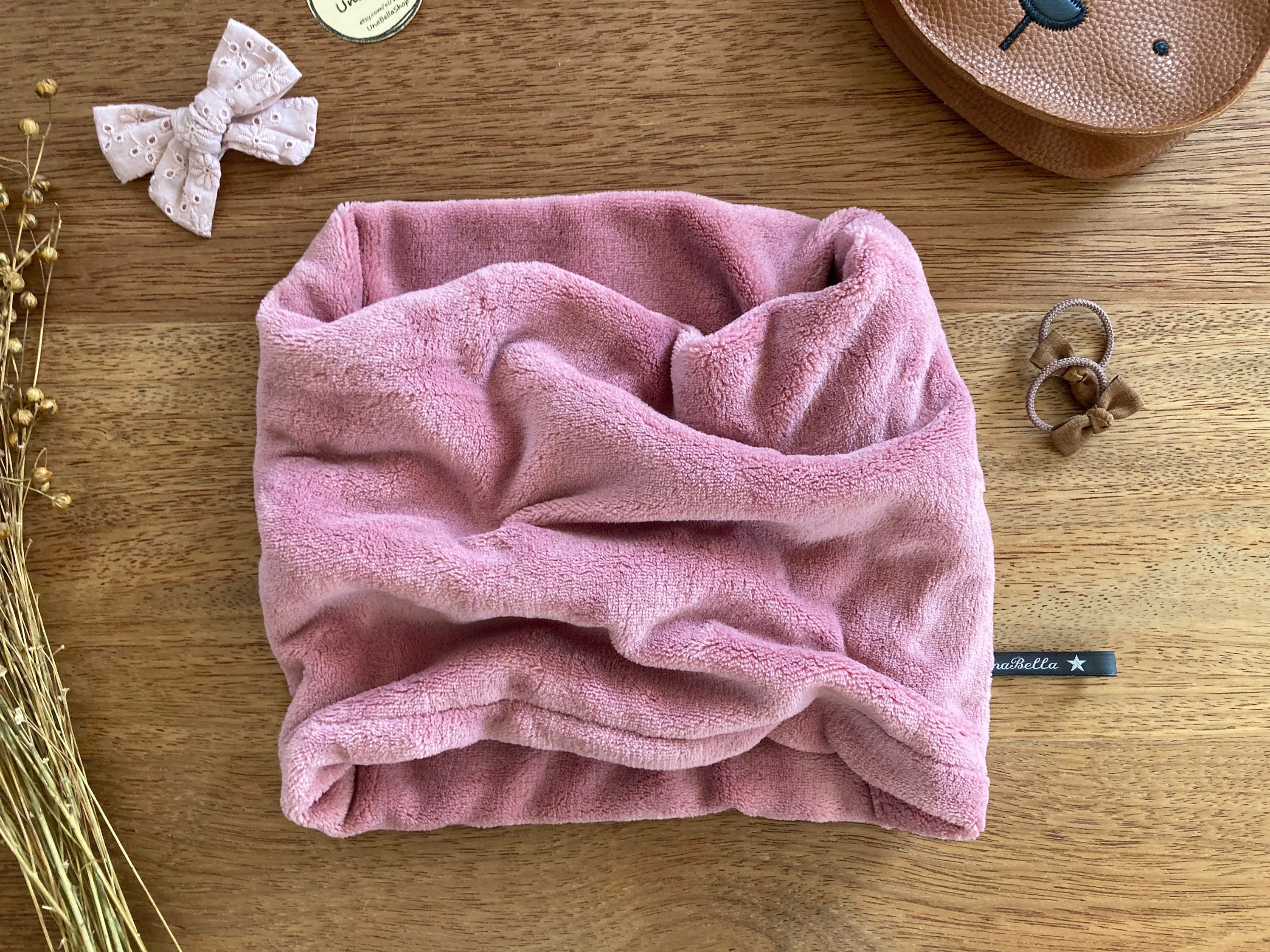 Kids Snood, Neckwarmer, Infinity Scarf, Faux Fur, Snuggle Fleece ...