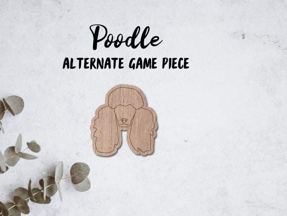 Poodle Laser File Game Piece INSTANT Download Svg Pdf Ai | Etsy