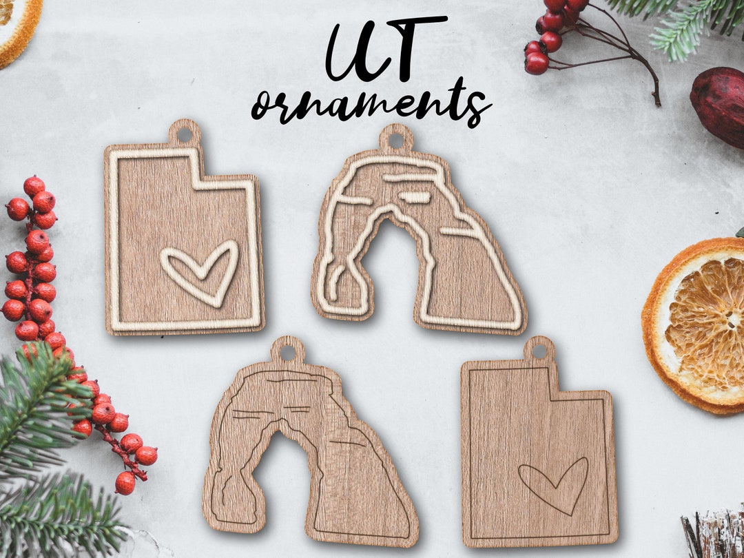 UTAH Moab Arch Ornament Laser File - INSTANT Download - Svg Dxf Ai ...