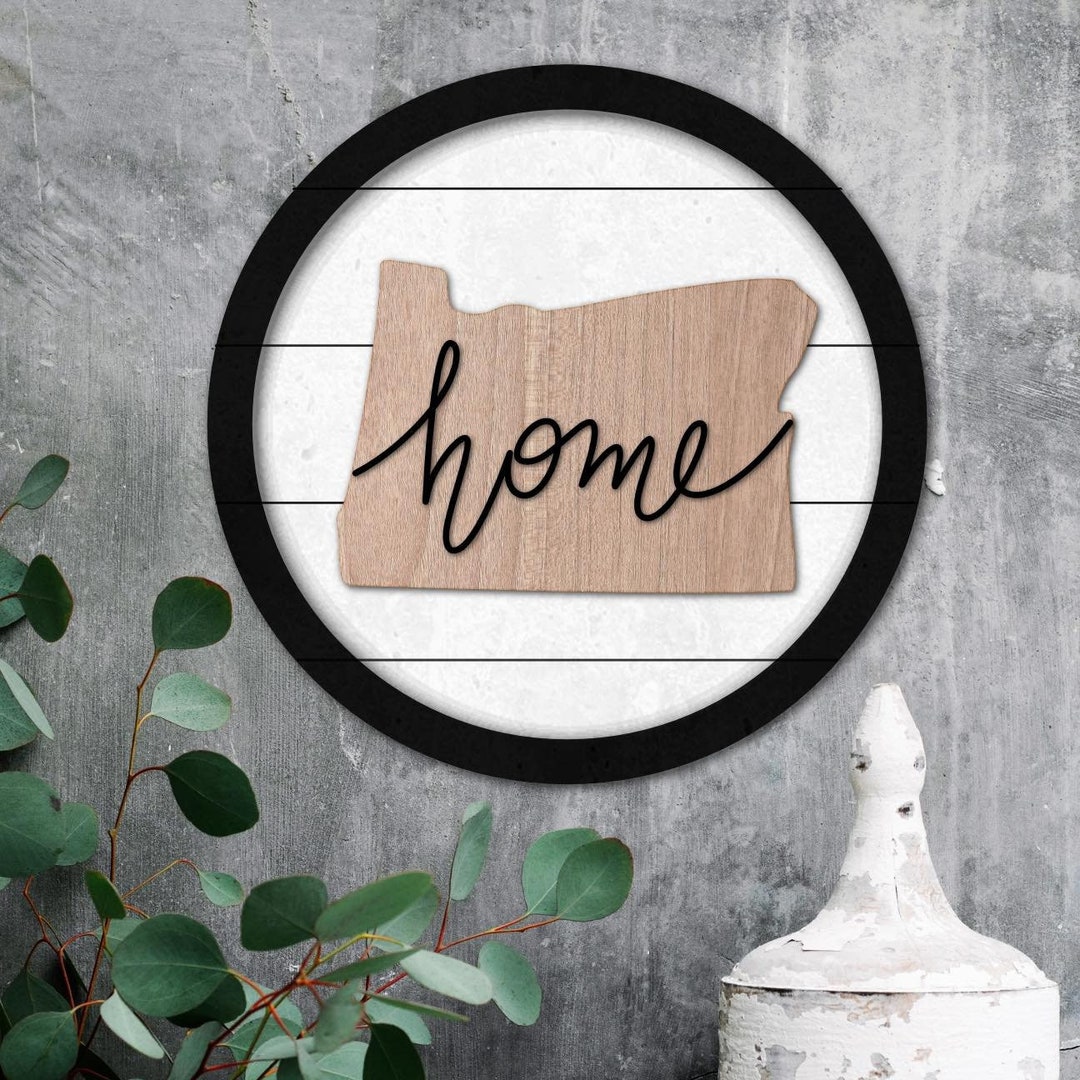 Oregon Shiplap Wall Sign Laser Cutting File INSTANT DOWNLOAD Svg Pdf Ai ...