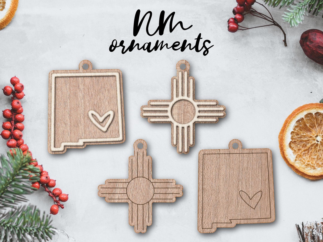 NEW MEXICO Usa Ornament Laser File - INSTANT Download - Svg Dxf Ai ...