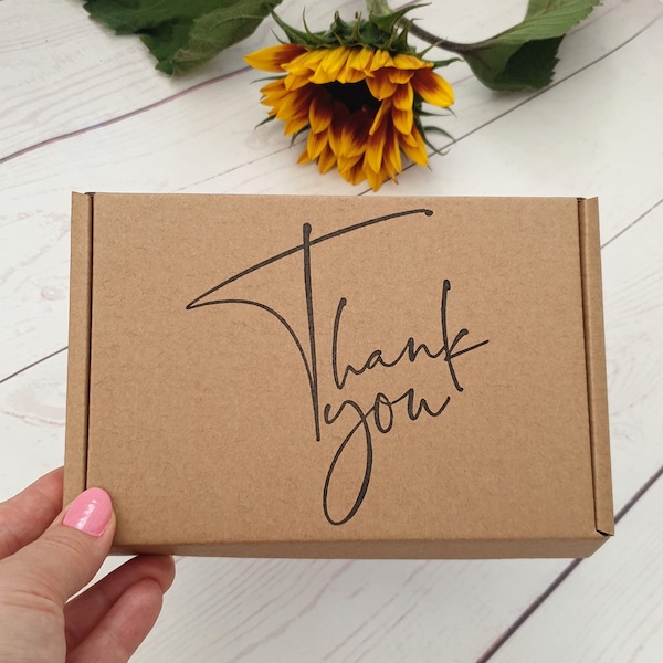 Thank You Box - Etsy