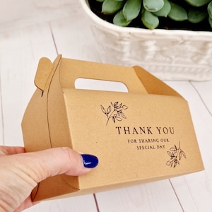 Thank You for Sharing Our Special Day Party Favour Gift Box. Treat ...