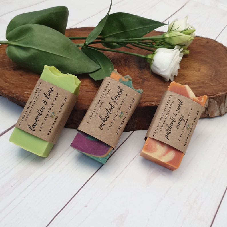 Eco Friendly Soap Gift Set Box. 3x Half UK Handmade Organic - Etsy UK