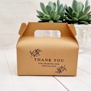 Thank You for Sharing Our Special Day Party Favour Gift Box. Treat ...