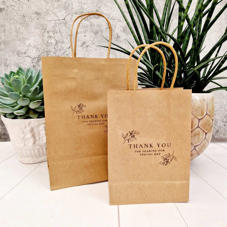 Thank You for Sharing Our Special Day - Small or Medium Strong Kraft ...